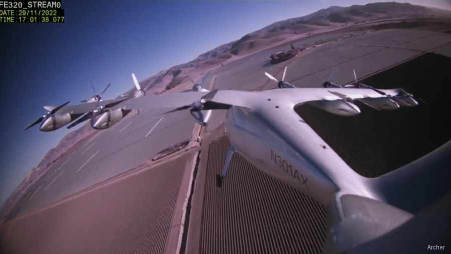 Archer Maker First Full Transition Flight