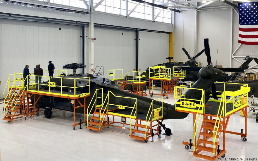 Black Hawk Maintenance Stands for Missouri National Guard