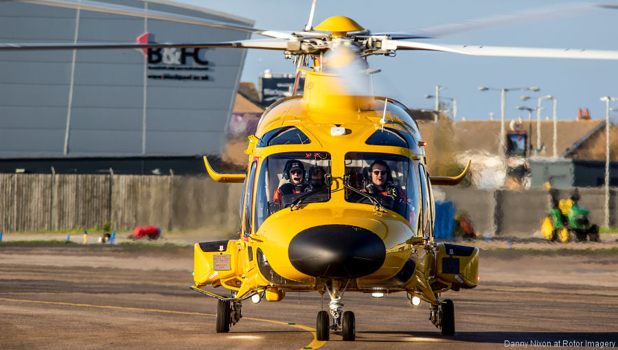 Blackpool AW169 Hits 1550 Flight Hours