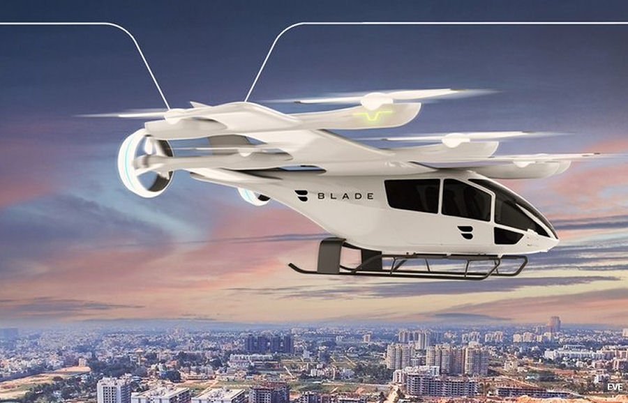 Eve Urban Air Mobility Eve UAM - Embraer