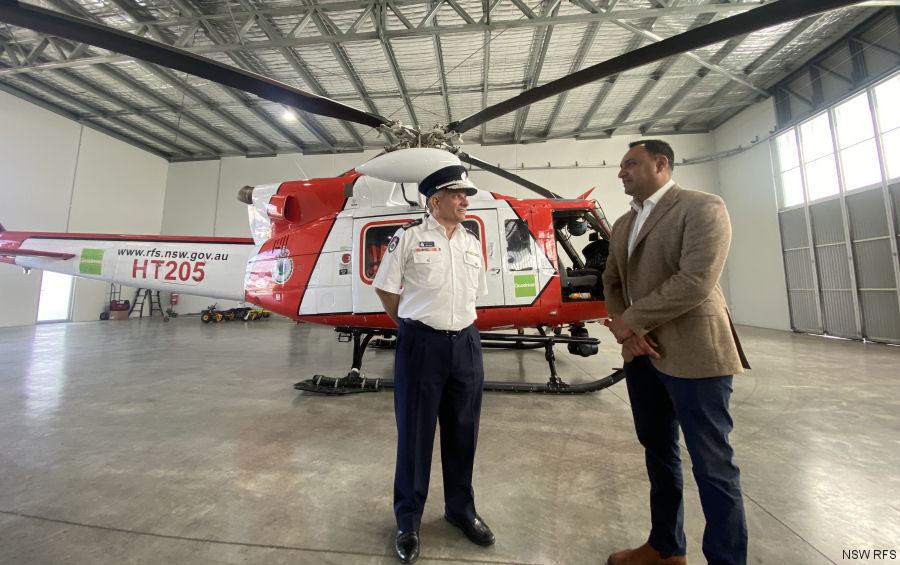 NSW Rural Fire Service Helicopter at Coffs Harbour