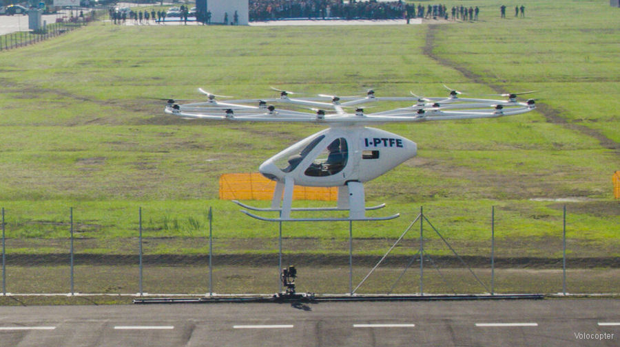 First Crewed eVTOL Flight in Italy