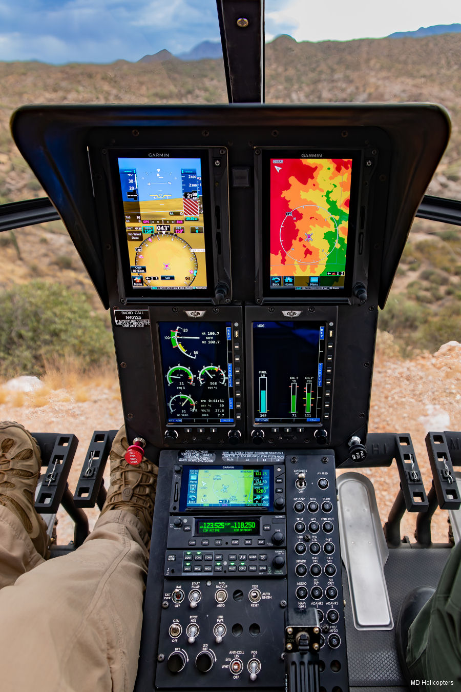 MD500E Slimline Glass Cockpit