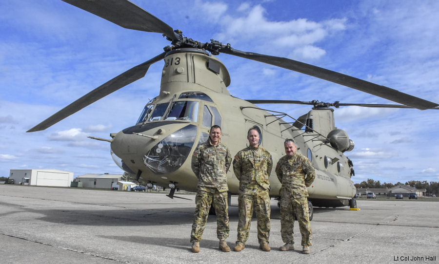 Twenty Years for Chinook with Michigan National Guard