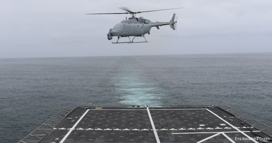 US Navy MQ-8C Drone Operational Deployment