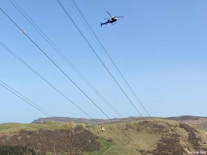National Grid Helicopters in Britain
