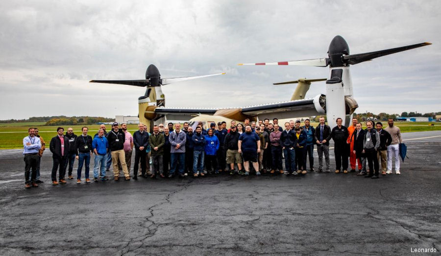 Production Aircraft AW609 Maiden Flight