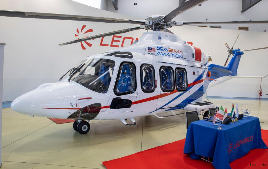 SAZMA Leasing Offshore AW139 from Abu Dhabi Aviation