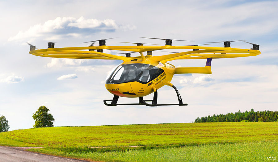 Volocopter eVTOL for ADAC Air Ambulance