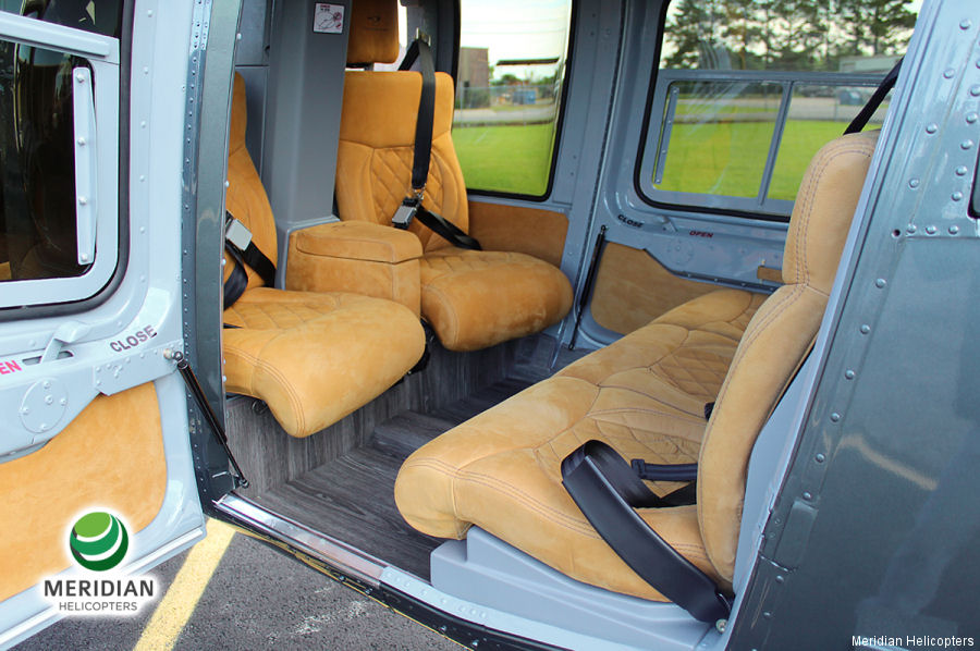 Meridian Helicopters 25th Bell 206L Refurbishment