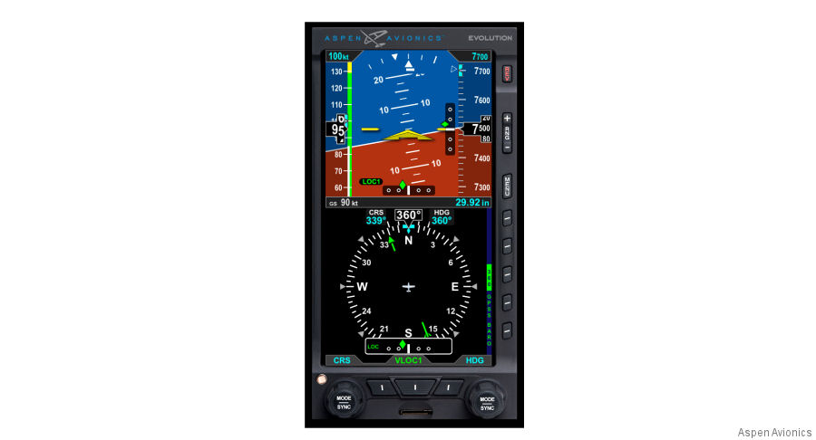 Aspen Avionics Evolution E5 EFI