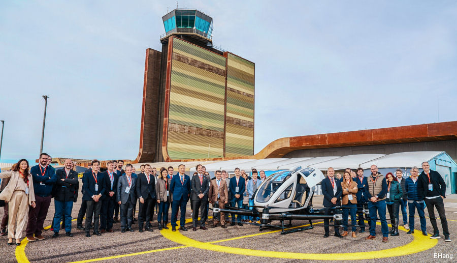 EHang New Unmanned eVTOLs Center in Spain