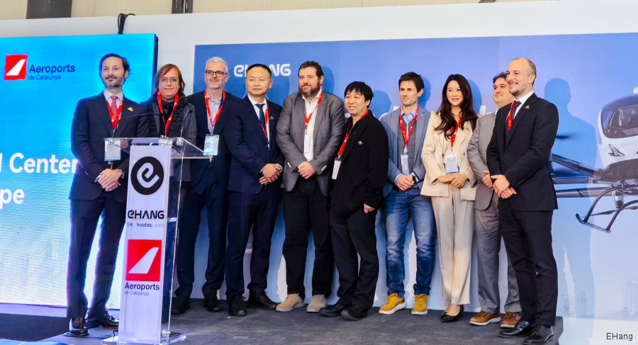 EHang New Unmanned eVTOLs Center in Spain