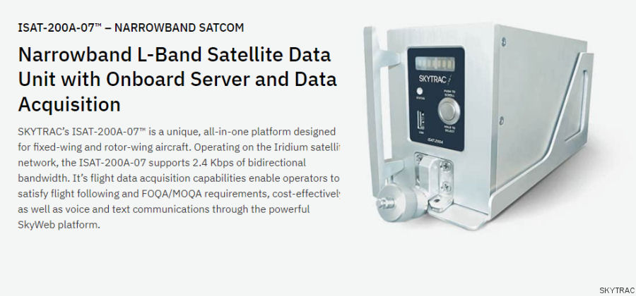 GMR Selects SkyTrac Satcom for its Fleet