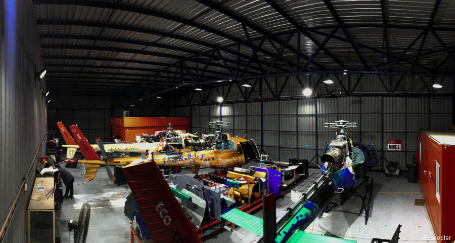 Ecocopter Maintains its Helicopter Fleet in Chile