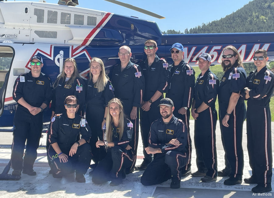 New Air Ambulance Helicopter at Hot Springs, SD