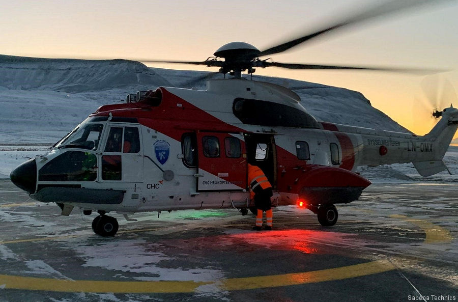 CHC Norway Super Pumas with Lifeseeker Locator