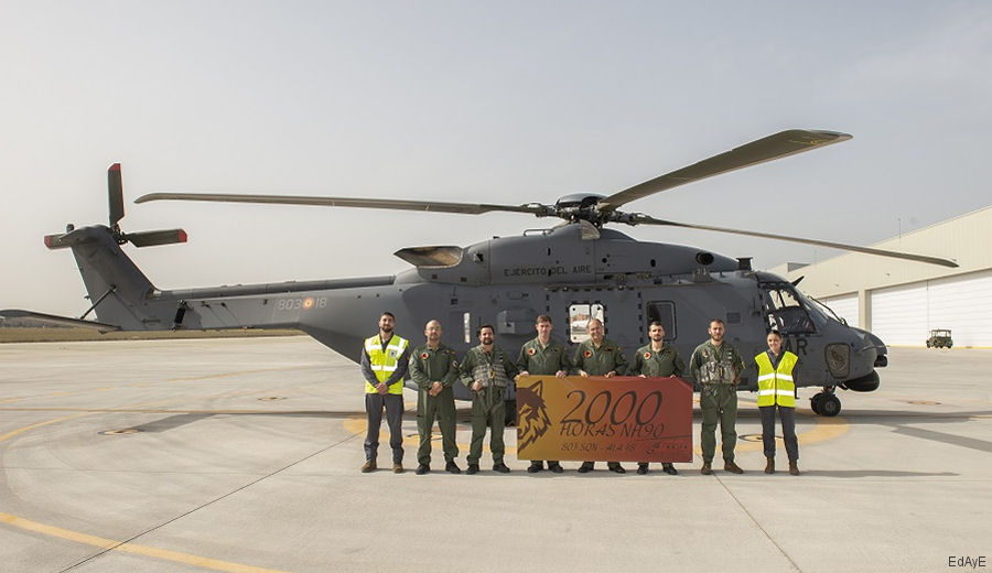 2,000 Flight Hours for Spanish Air Force NH90 Lobo