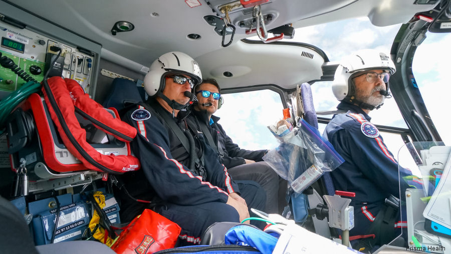 Prisma Health New Medical Helicopter