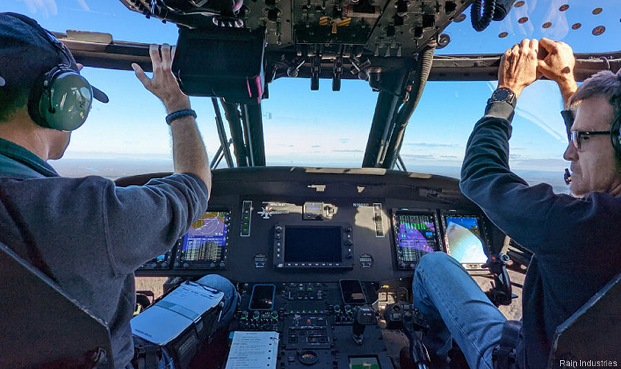 Remotely Controlled Firefighter Black Hawk Helicopter