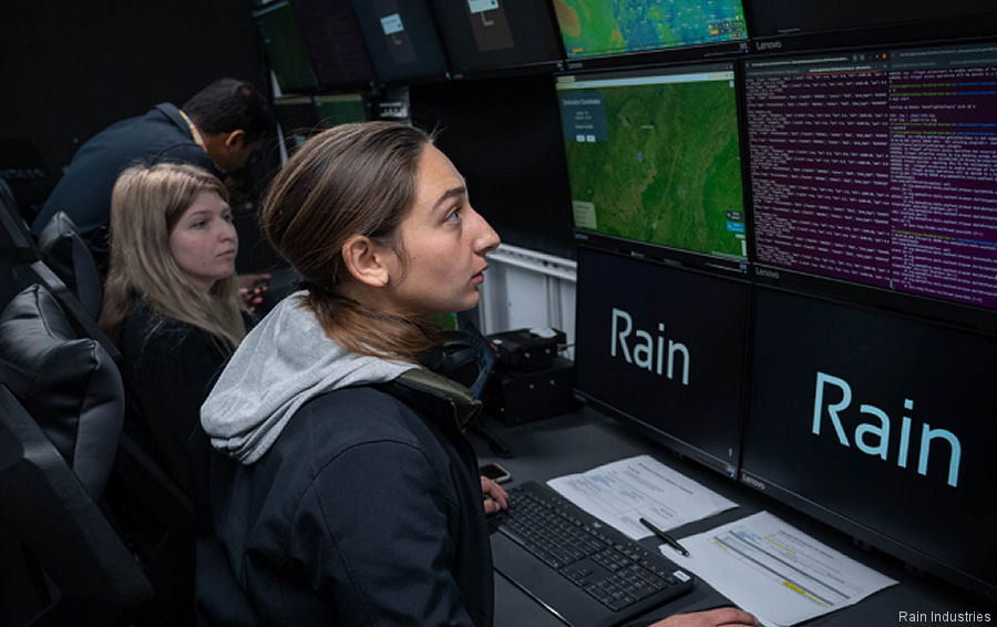 Remotely Controlled Firefighter Black Hawk Helicopter