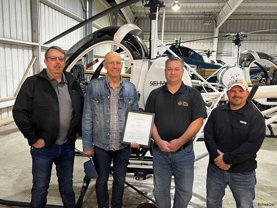 Schweizer Earns FAA Part 145 Repair Station Certificate