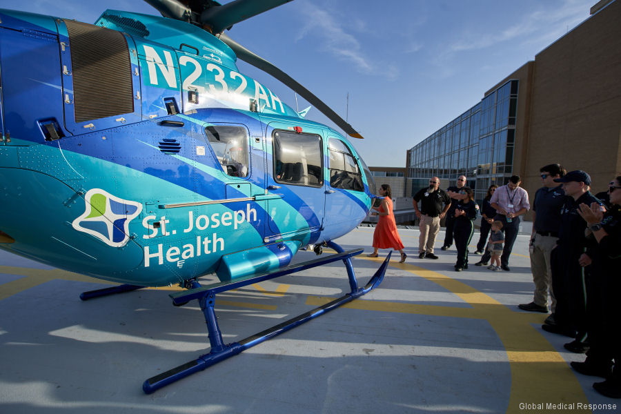 GMR Air Ambulance EC135 for St Joseph Health in Texas
