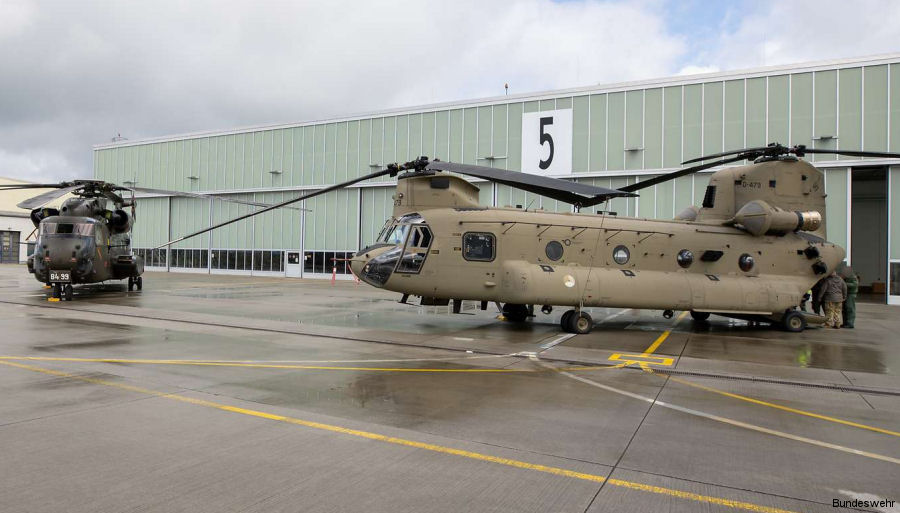 German Air Force Familiarizes with Chinook via Dutch Allies