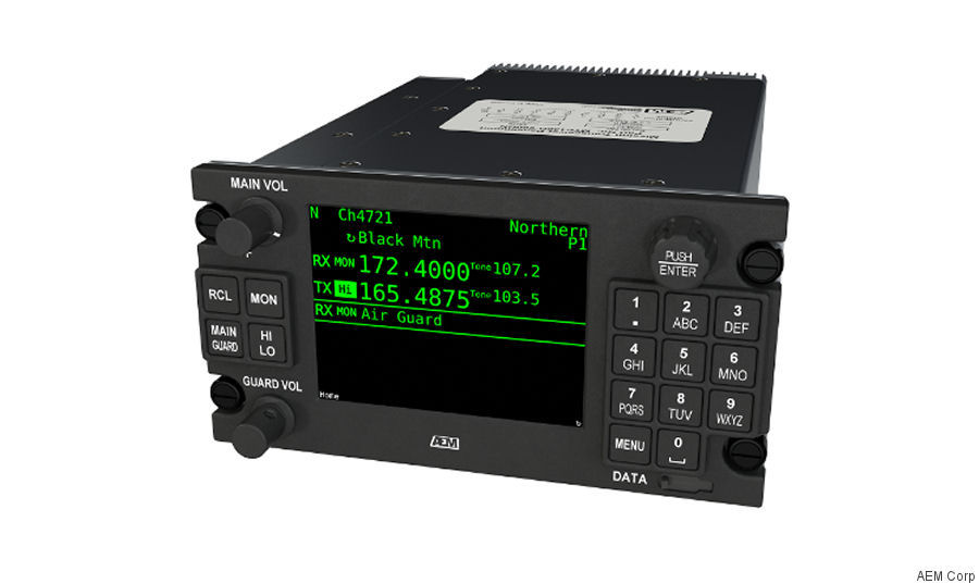 MTP136D Aerial Firefighting Radio for Airbus H125
