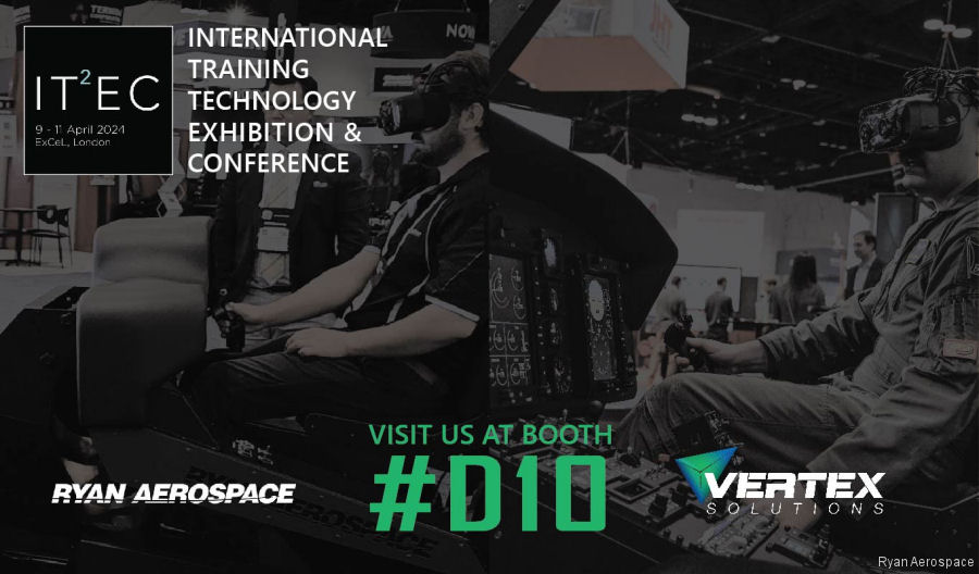 Ryan Aerospace Simulators at IT²EC in London