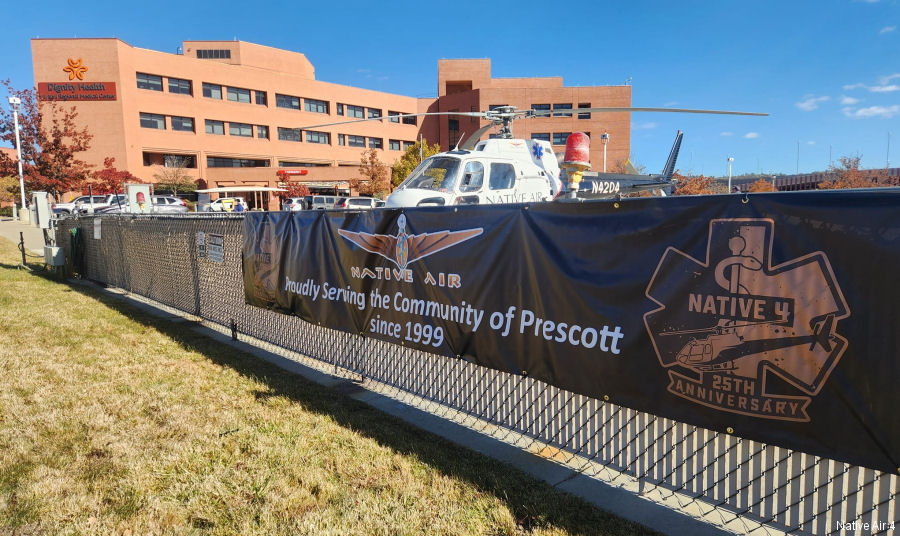 Native Air 4 Ambulance Marks 25 Years in Prescott, Arizona