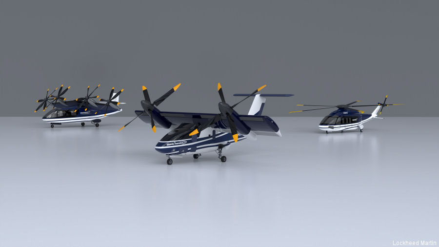 Sikorsky Hybrid eVTOL Tilt-Wing Demonstrator HEX