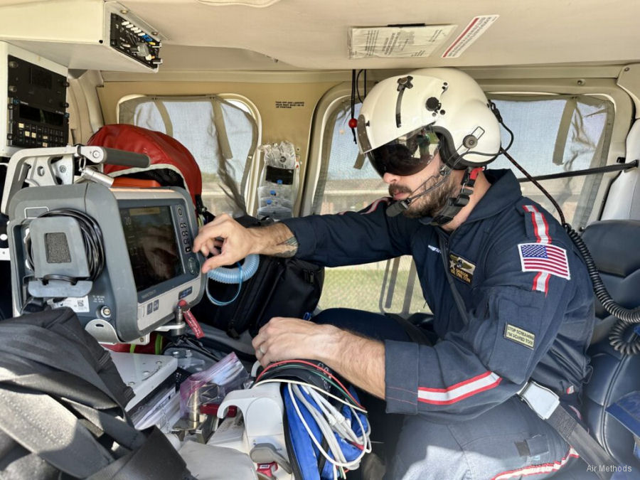 Bell 407 in Air Methods