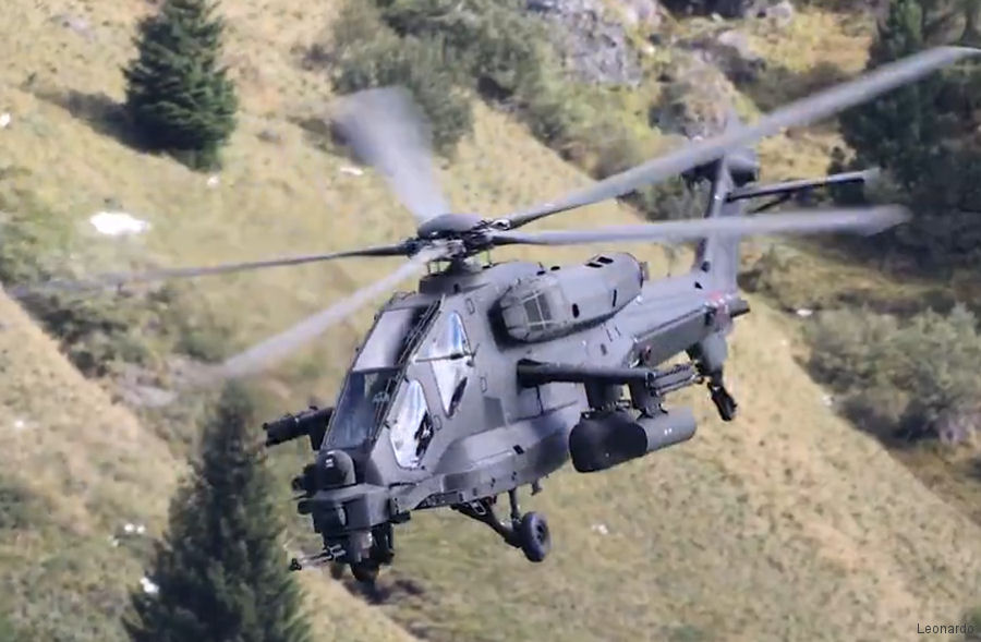 First Operational Exercise for Italian Army AW249