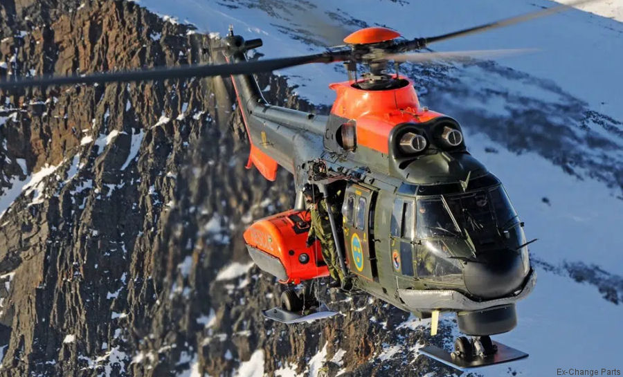 Former Swedish Super Puma Helicopters for Sale