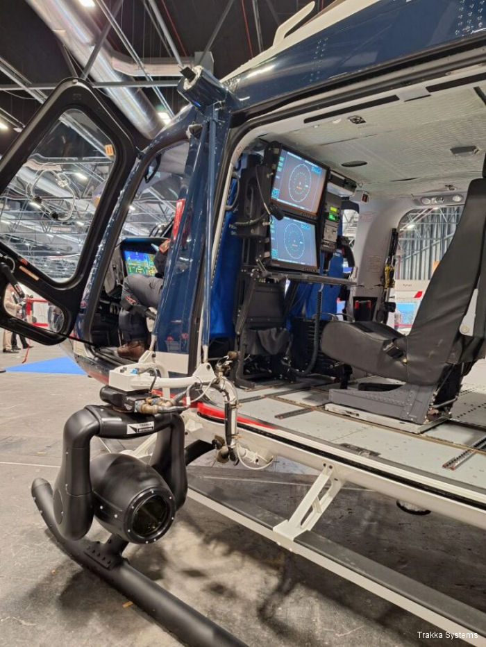 Trakka Searchlight for Carabinieri AW169 Helicopters