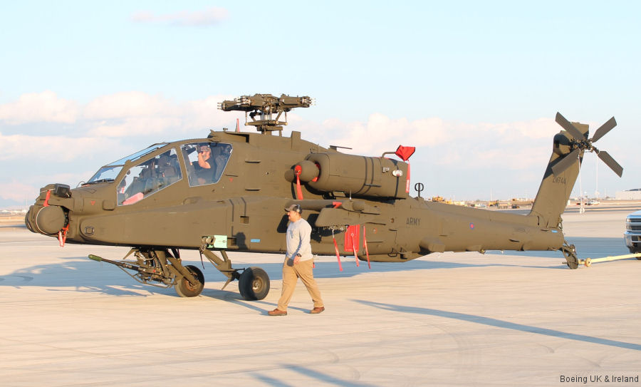 Boeing Delivers Final Apache E-Model to British Army