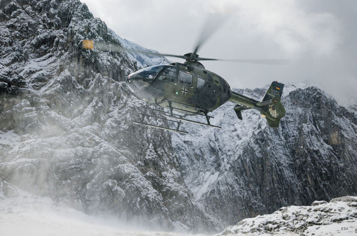 Helicopter Training for ESA Astronauts in Germany