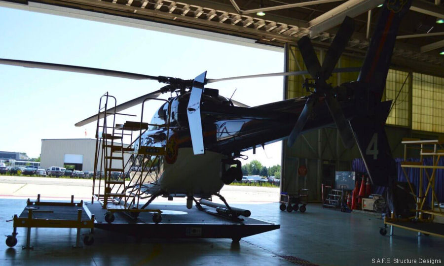 Maintenance Stands for the Bell 429 Helicopter
