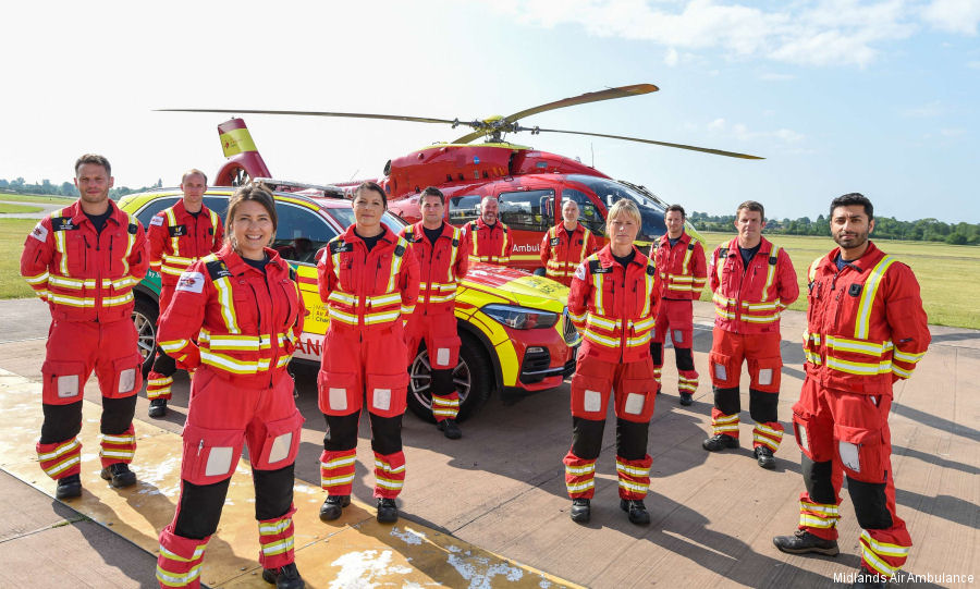 80,000 Missions for Midlands Air Ambulance