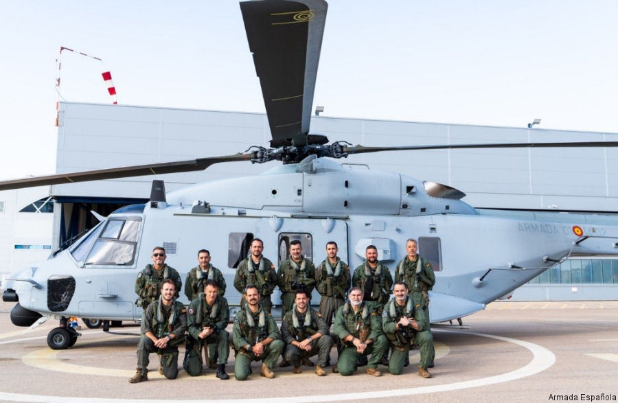 First Two Spanish Navy NH90 Transport Helicopters Arrive at Rota