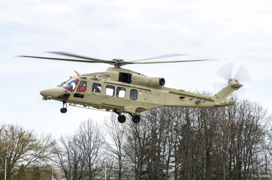 Maiden Flight of First AW149 “Made in Poland”