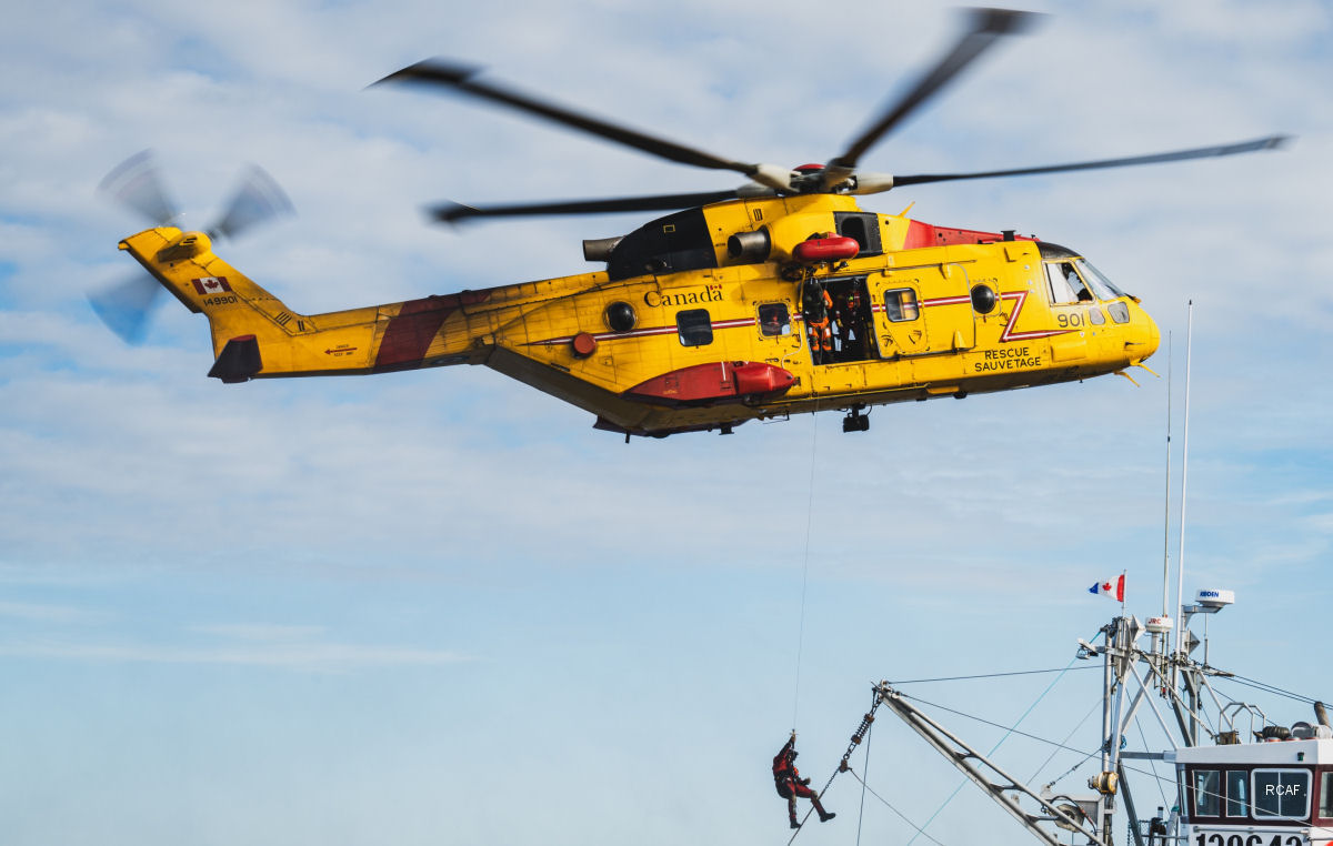 RCAF Cormorant Crew Honored for Daring Sea Rescue