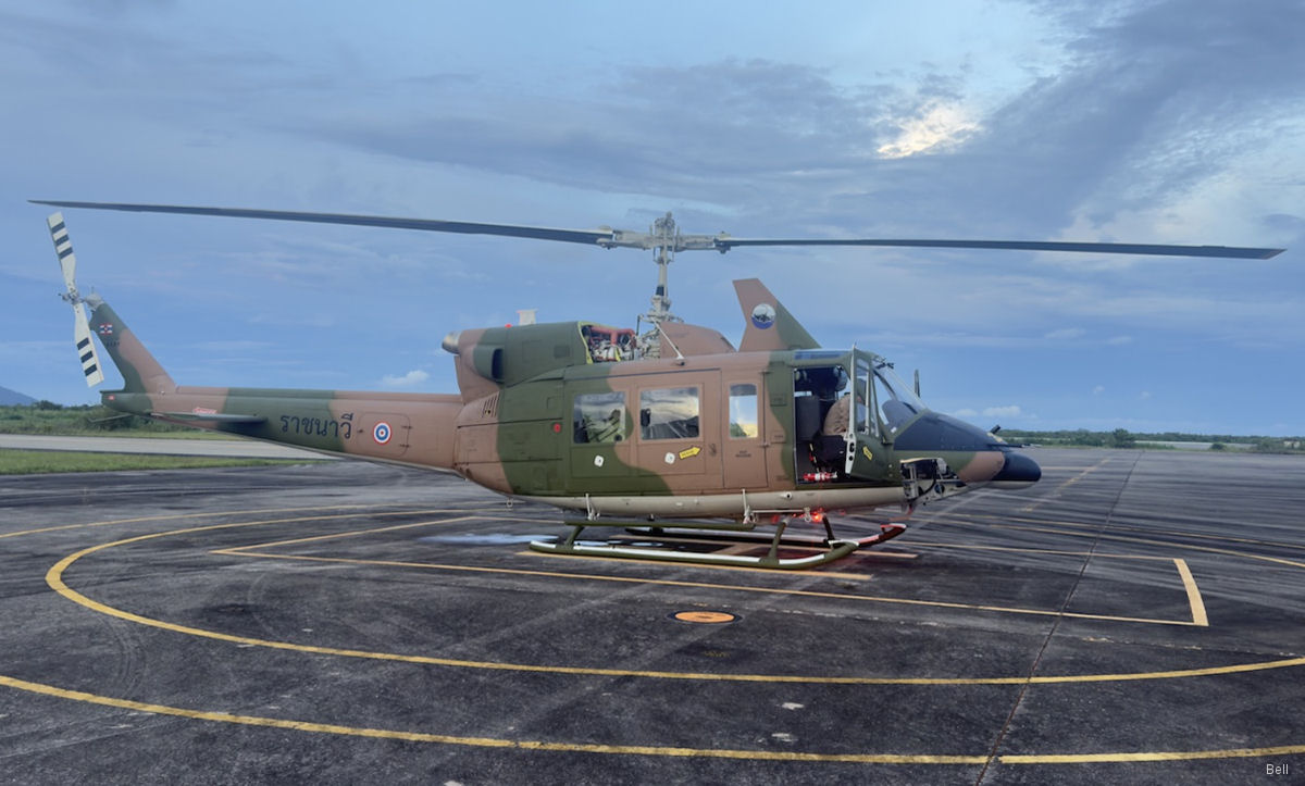 Royal Thai Navy Bell 212 Helicopter Upgraded