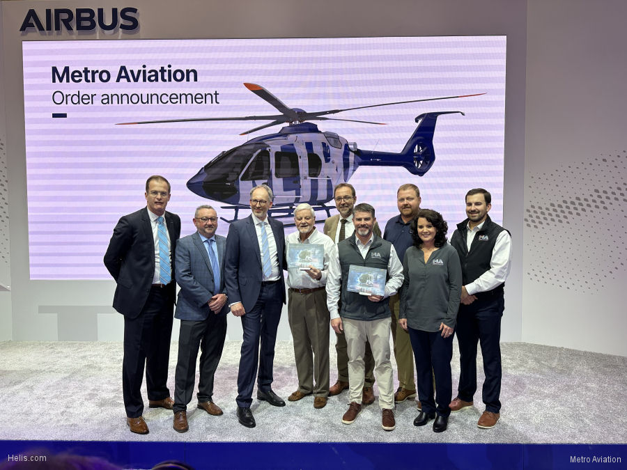 Metro Aviation Pre-Orders Up To 36 H140 Helicopters
