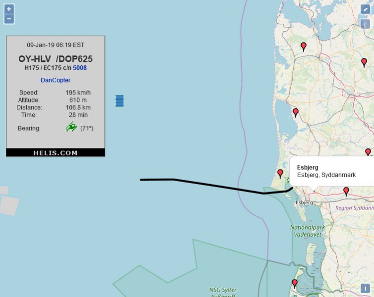 G-NHVG OY-HLV OO-NSG Airbus H175 C/N 5008