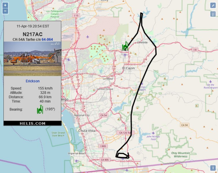 N217AC N542SB N20098 68-18459 Sikorsky CH-54A Tarhe C/N 64-064