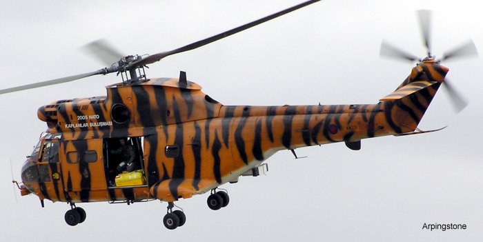 XW231 Aerospatiale SA330E Puma C/N 1195