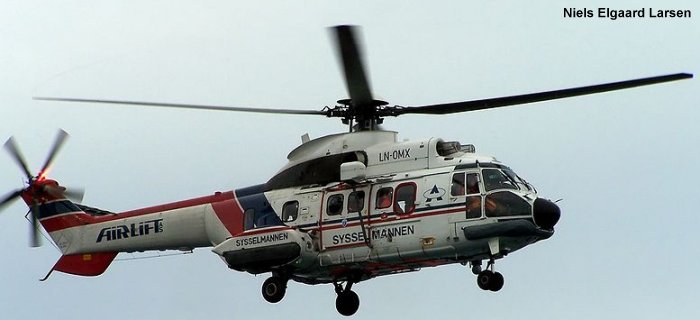 LN-OMX G-BTNZ Aerospatiale AS332L1 Super Puma C/N 2351