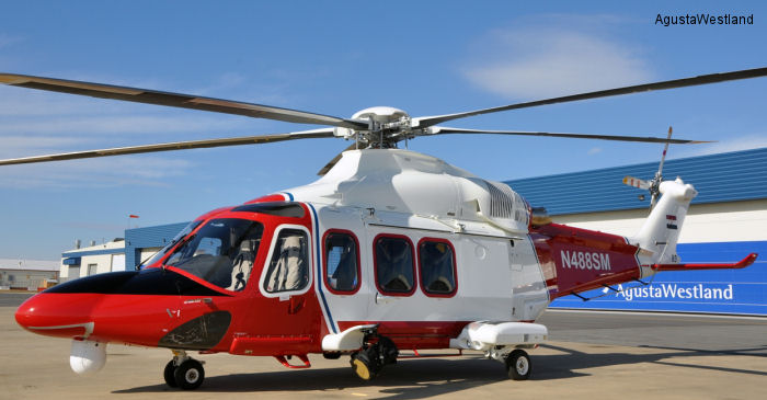 N488SM AgustaWestland AW139M C/N 41283